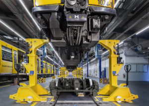 WINDHOFF In-Floor Lifting Plant for Underground Railway Rolling Stock