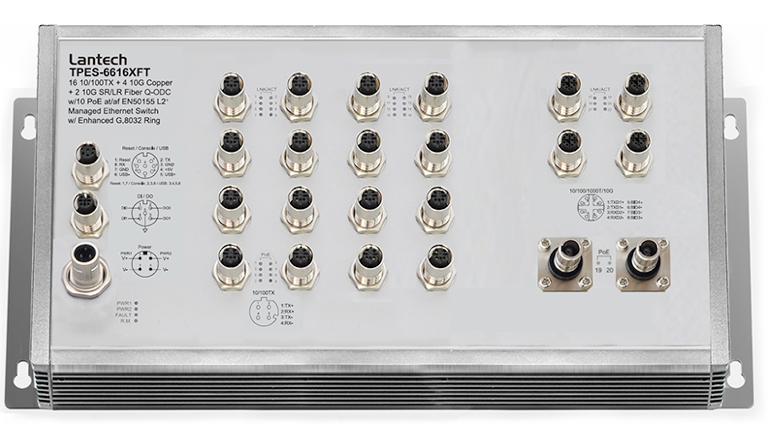 Lantech EN50155 Ethernet Switches for Rolling Stock Applications