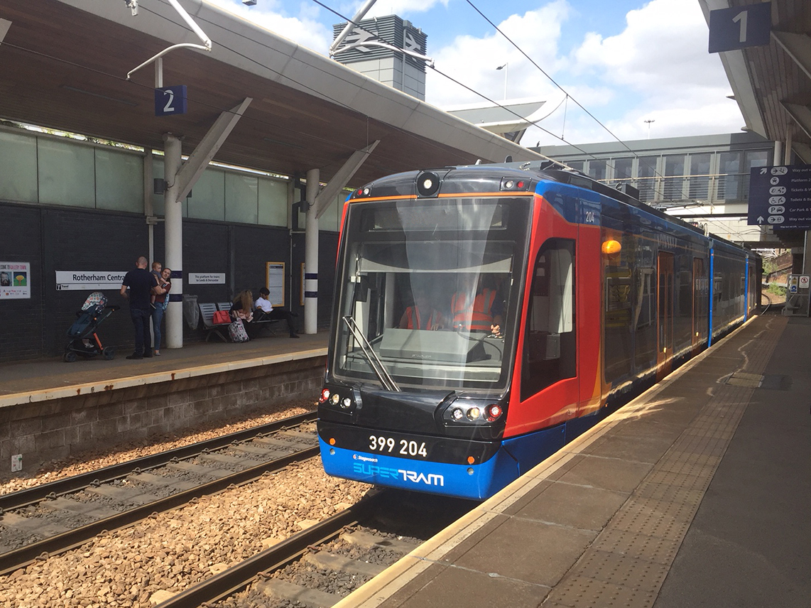 Tram Train Enters Service Between Sheffield and Rotherham in a UK First