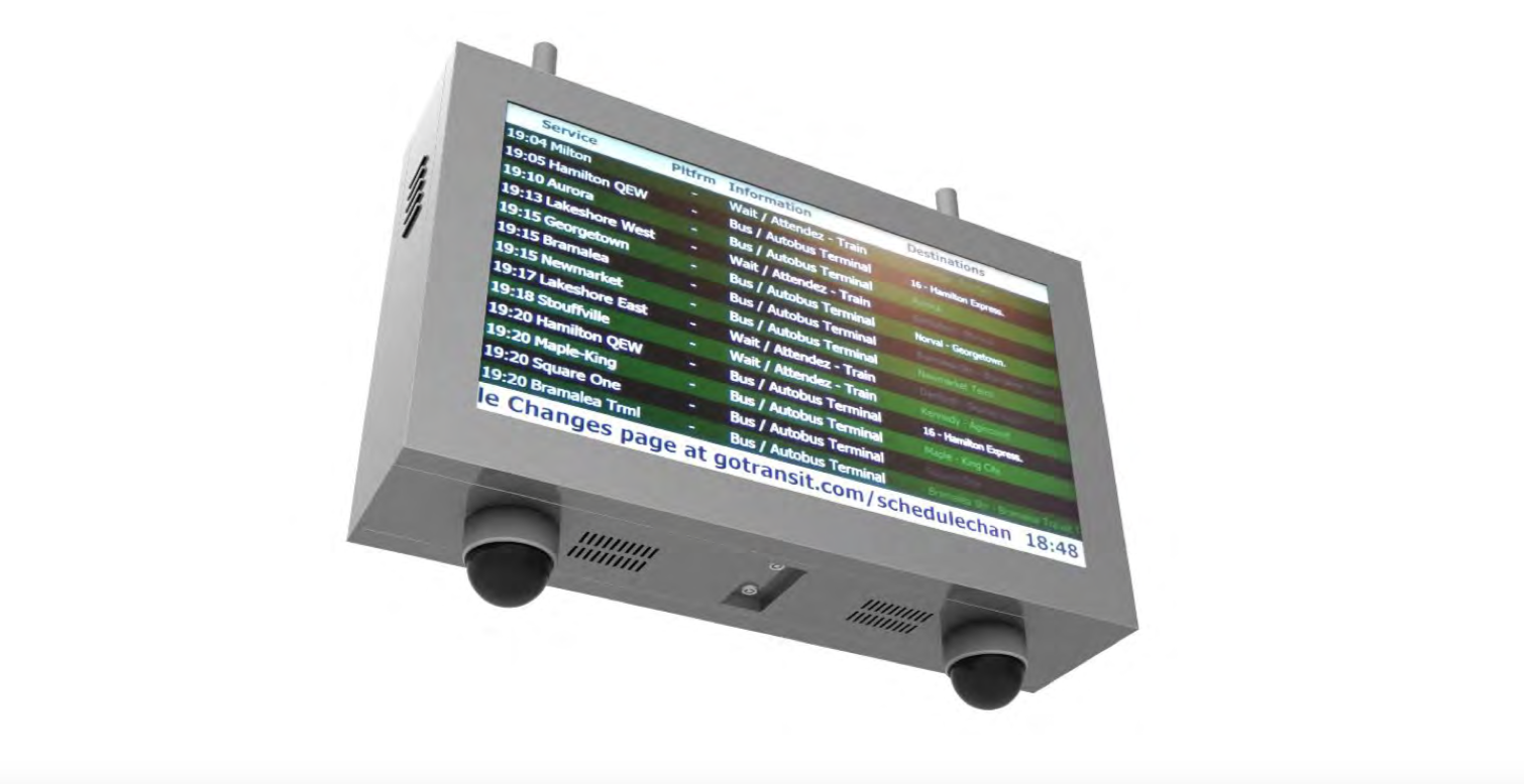 Nanov Display Unveils Latest Line of Transit Monitors | Railway-News