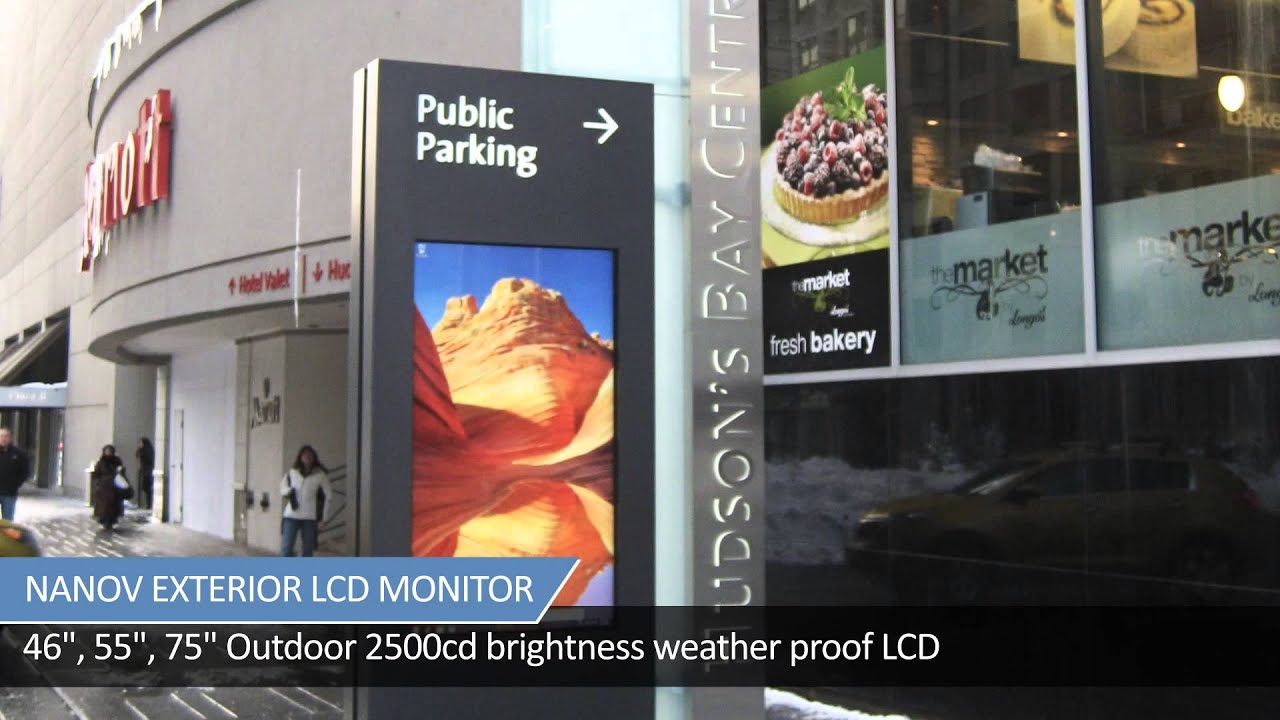 Nanov Products Presentation | LCD Signs for Transit – Train Stations...