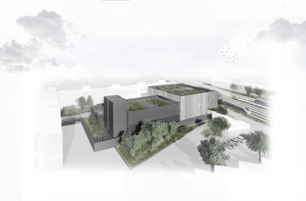 See the Designs for HS2's Canterbury Works Vent Shaft Headhouse ...