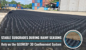 GEOWEB® Geocells Strengthen Soft Subgrades at Port Facilities