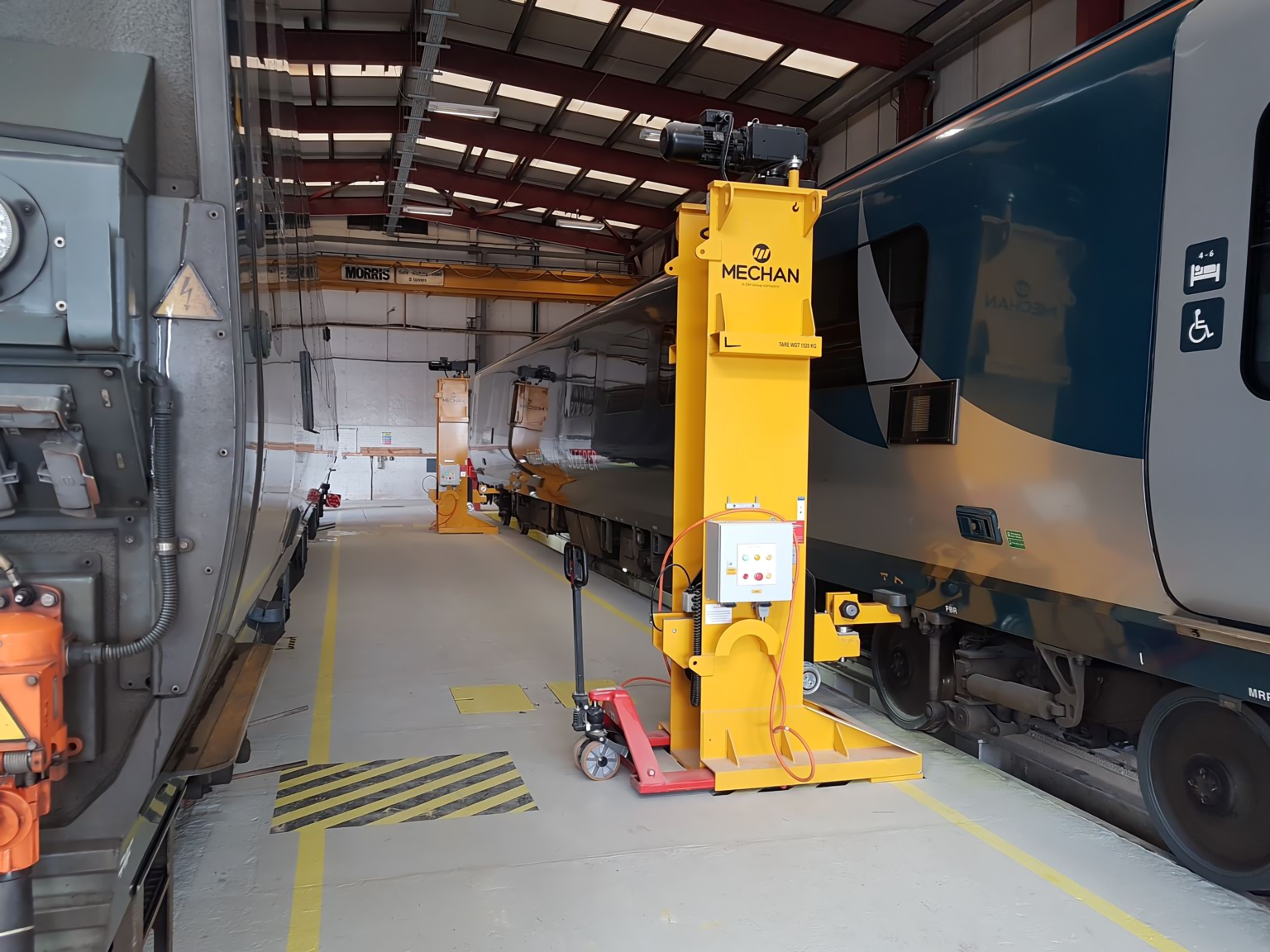 Mechan Jacks Enhance Updated Glasgow Rail Depot | Railway-News