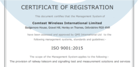 Comtest Wireless Achieves ISO 9001 | Comtest Wireless