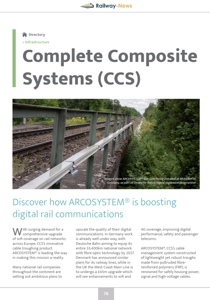 CCS - How ARCOSYSTEM® is Boosting Digital Rail Communications | Railway ...
