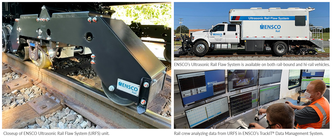 ENSCO Rail Introduces the Ultrasonic Rail Flaw System (URFS)