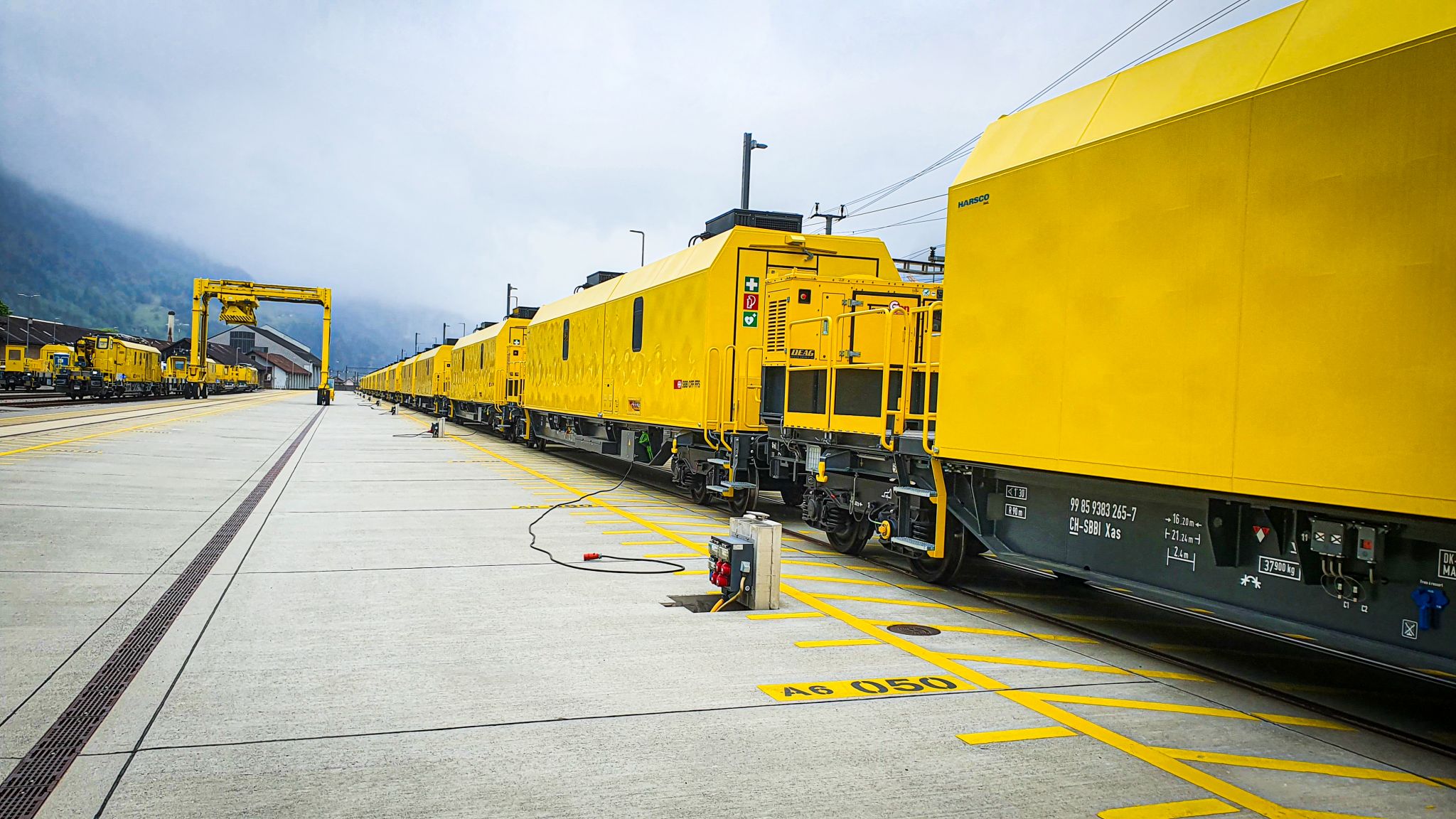 Harsco Rail Delivers 12 Carrier Wagons to SBB