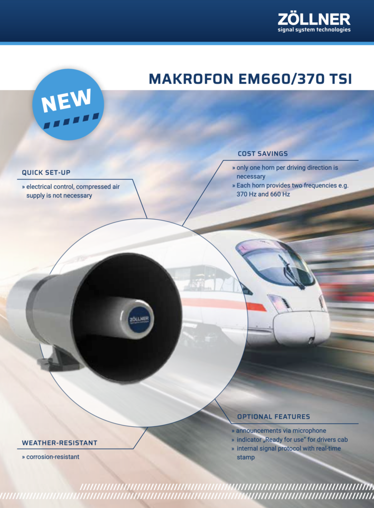 ZÖLLNER Makrofon EM660/370 TSI | Railway-News