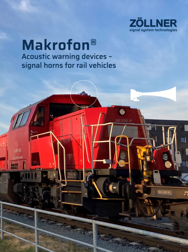 ZÖLLNER Makrofon® – Acoustic Warning Devices for Rail Vehicles