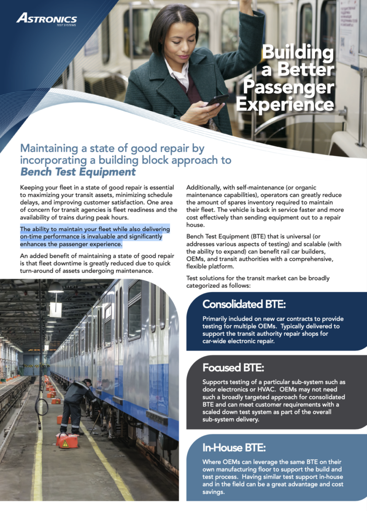 Astronics: Building a Better Passenger Experience | Railway-News