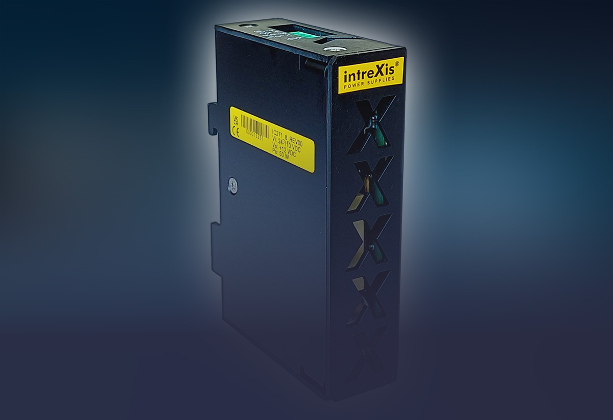 Xtra Slim and Light – 50-Watt Din Rail DC/DC Converter | intreXis
