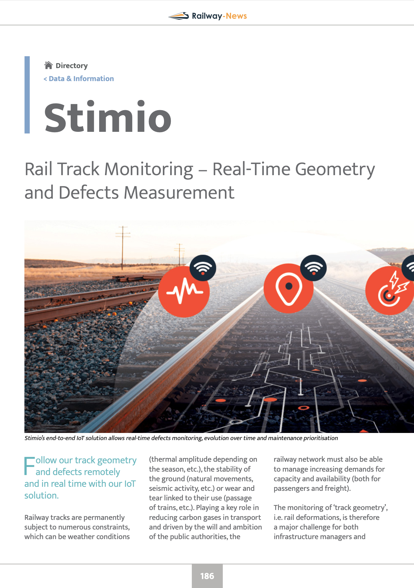Rail Track Monitoring – Real-Time Geometry and Defects Measurement Rail Track Monitoring – Real-Time Geometry and Defects Measurement