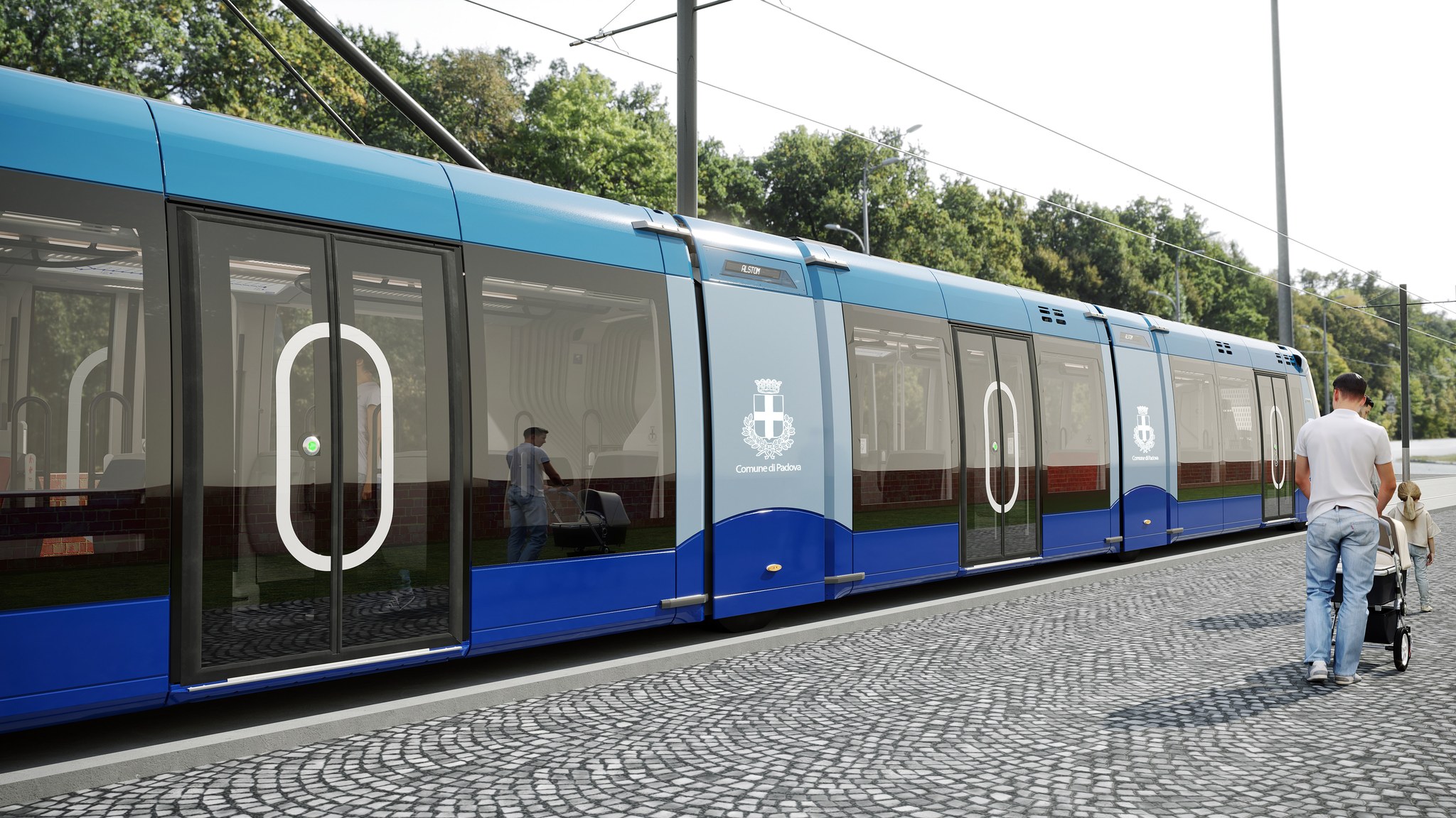 Yellow Window Designs New Tram for Padua, Italy | Yellow Window