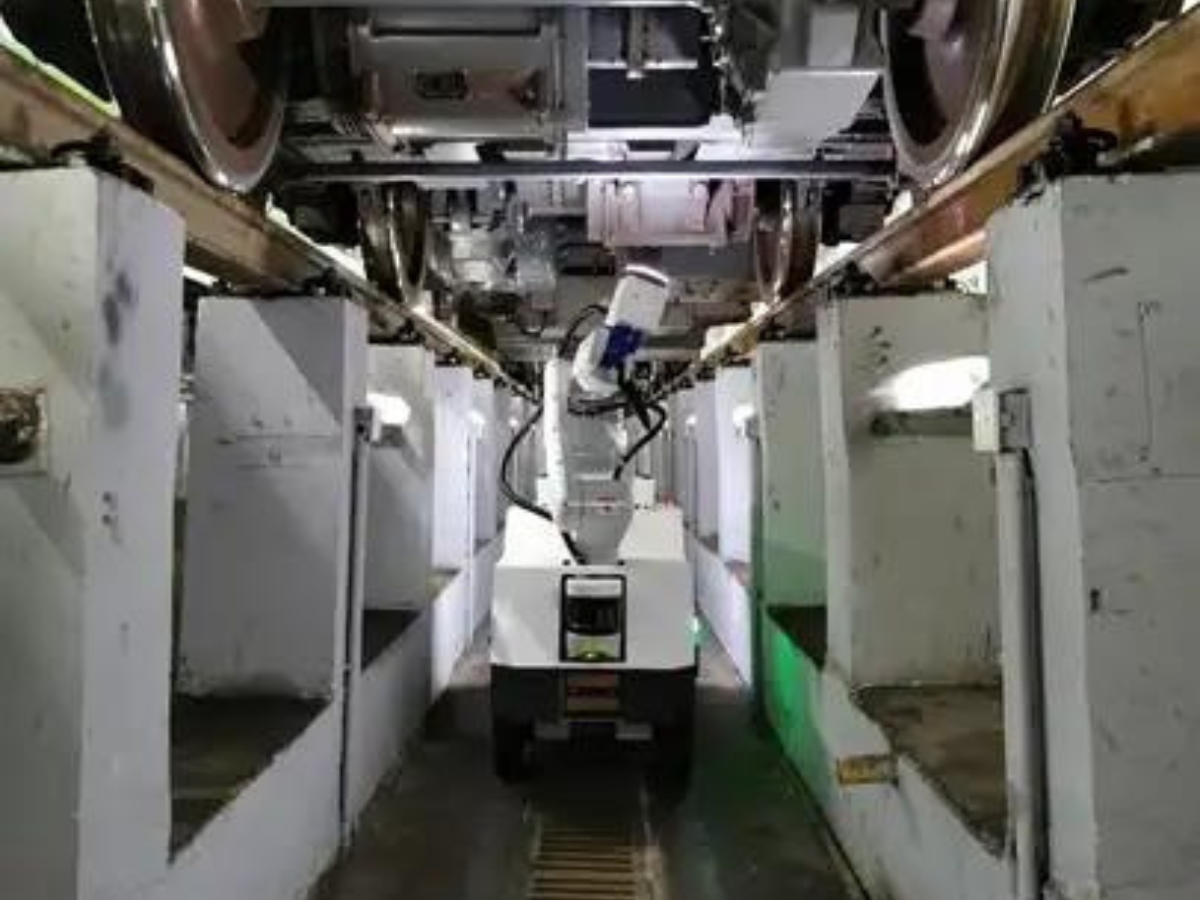 Intelligent Robot for Under Train Maintenance and Inspection