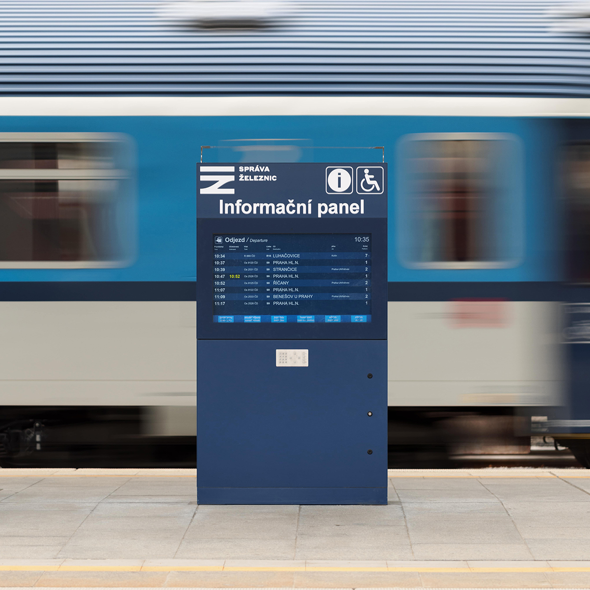 Surge Protection Devices for Information Panels for Train Stations