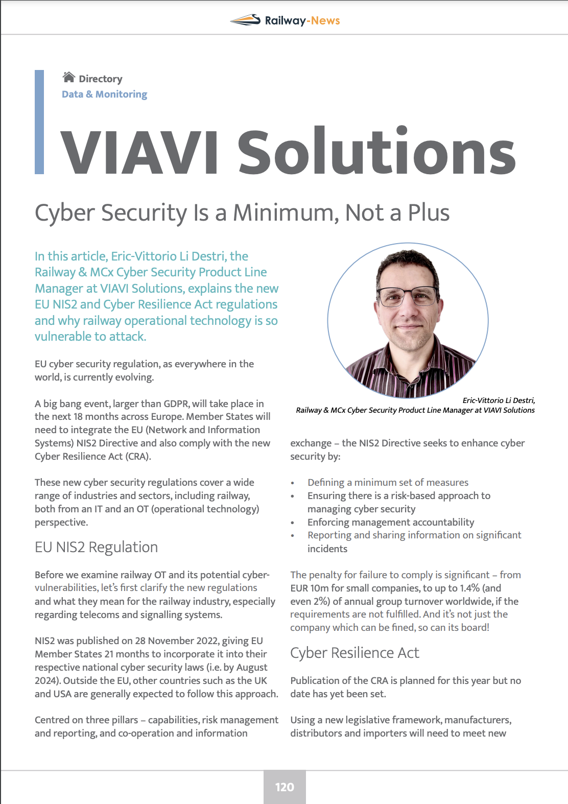 Cyber Security Is a Minimum, Not a Plus | VIAVI Solutions