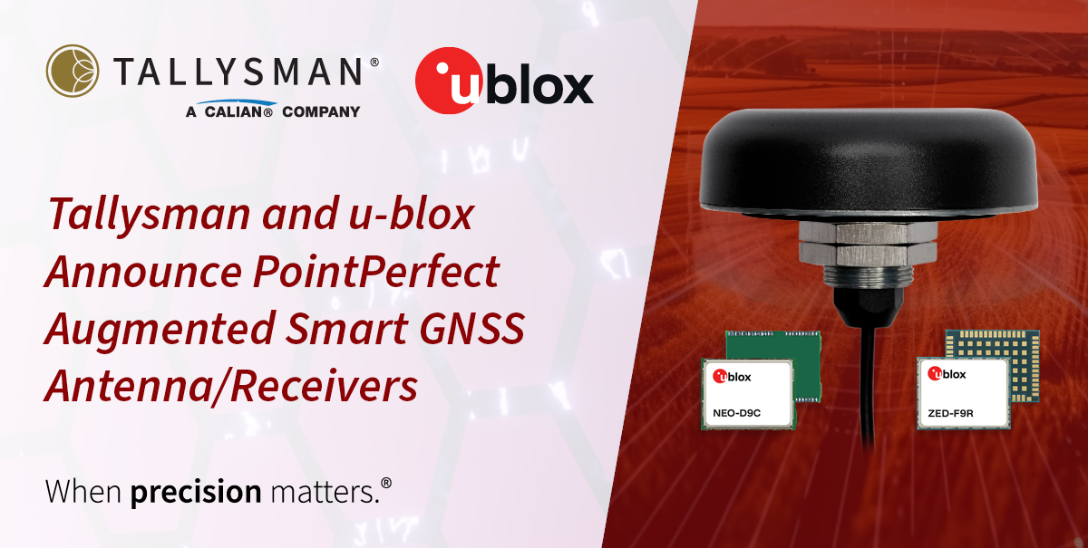 PointPerfect Augmented Smart GNSS Antenna/Receivers