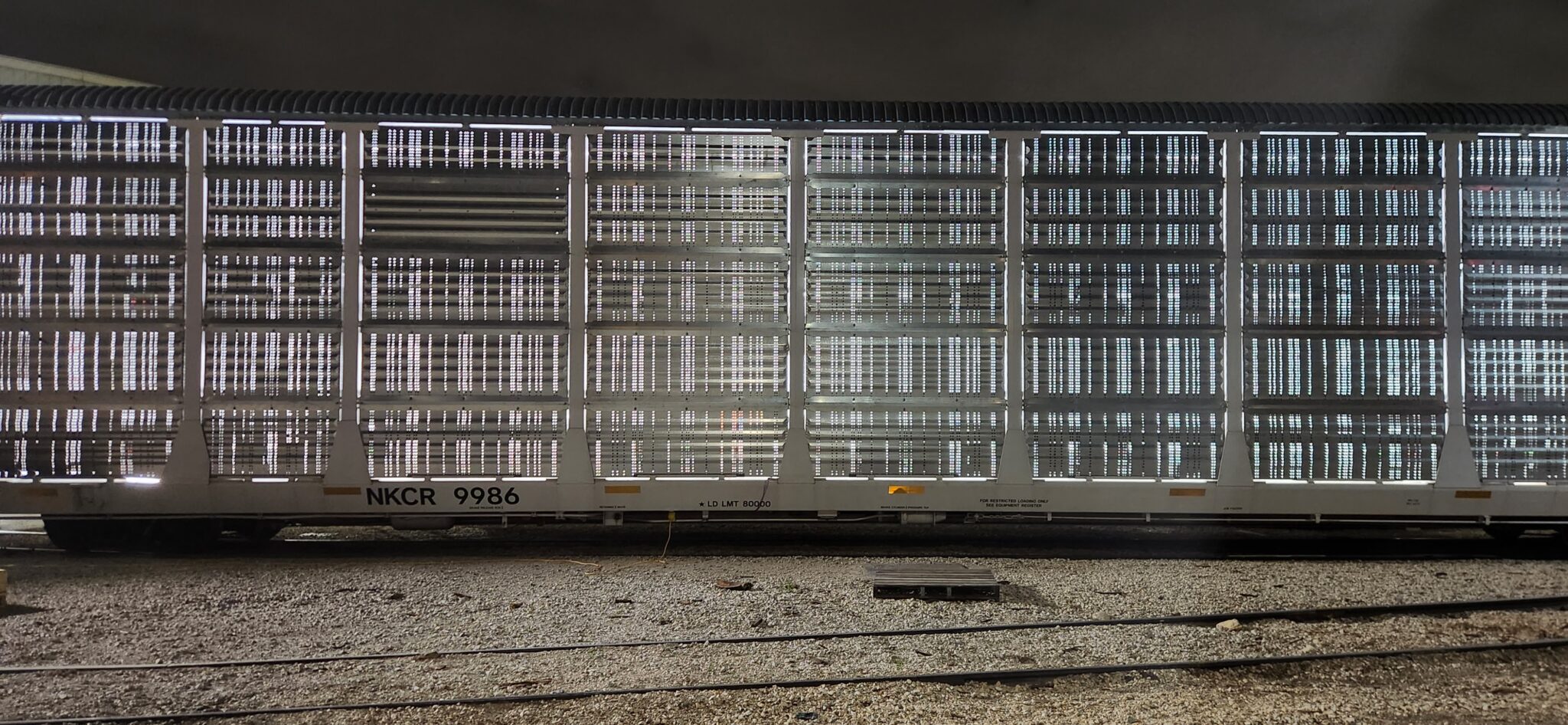 Autorack Lighting for Effortless Automobile Loading and Unloading!