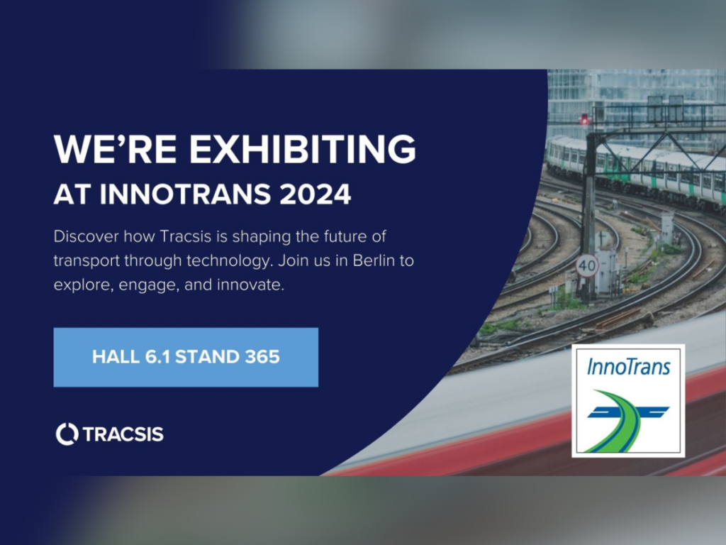 Visit us at InnoTrans 2024! | Tracsis Rail Technology and Services