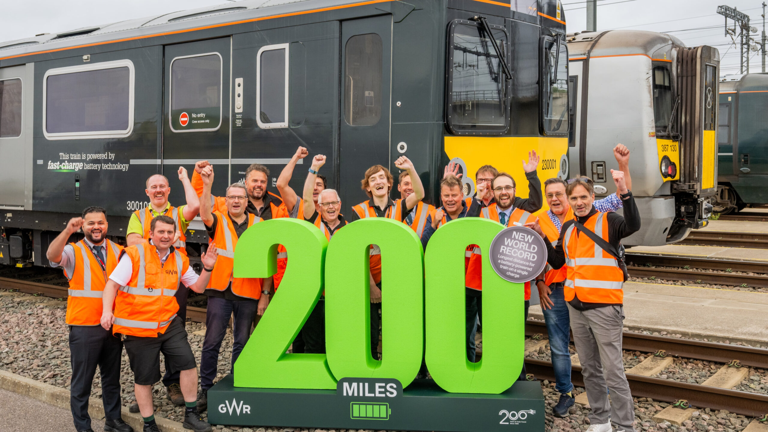 GWR Battery-Electric Train Achieves World Record with 200 Miles on a ...