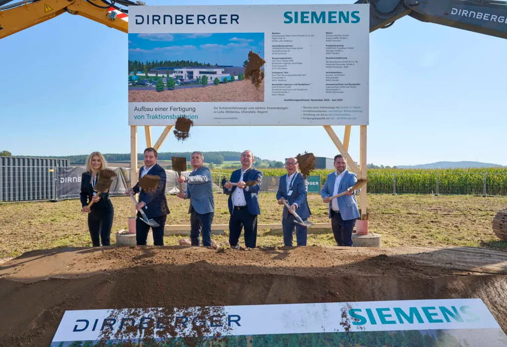 Siemens Breaks Ground on Rail Vehicle Battery System Facility in Luhe ...