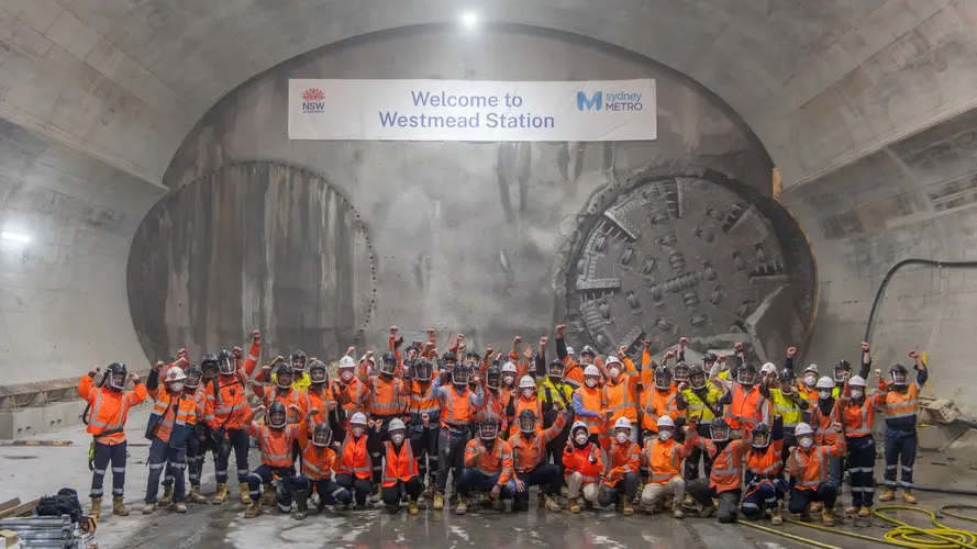 TBM Betty Completes First Tunnel at Western End of Sydney Metro West Line