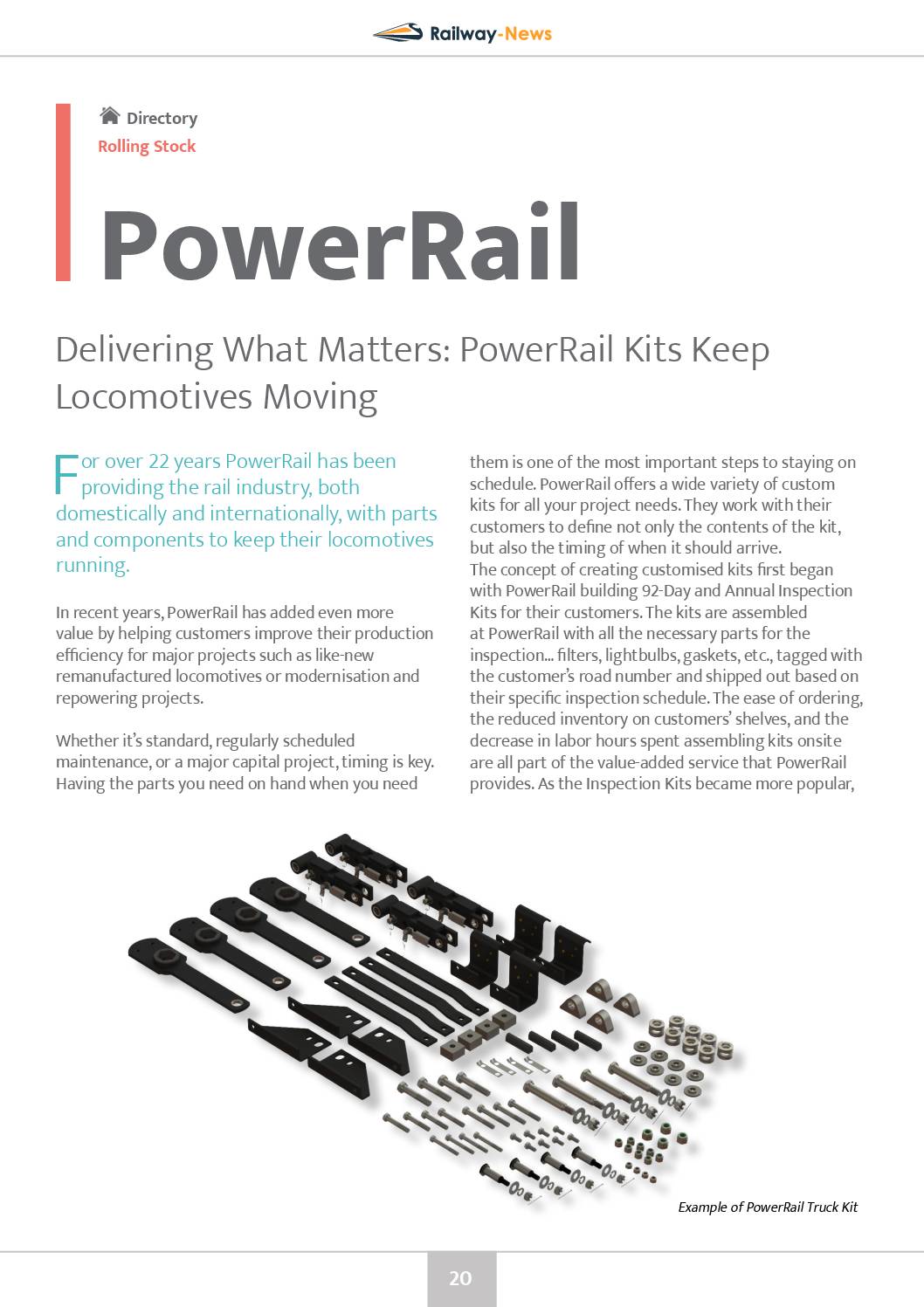 PowerRail | New and Remanufactured Locomotive Parts