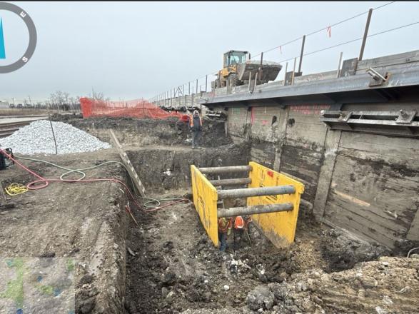 Major Midwestern Airport - Shoring and Track Monitoring | Railway-News